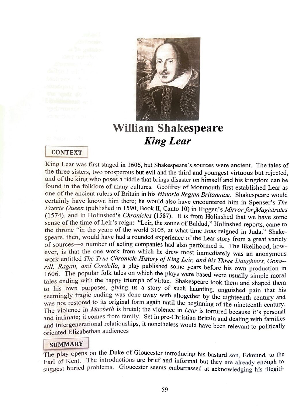King Lear study guide | Forge of Logos