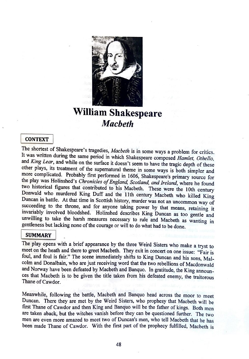 Macbeth study guide | Forge of Logos