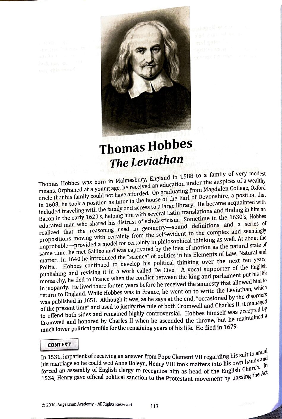 Hobbes study guide | Forge of Logos